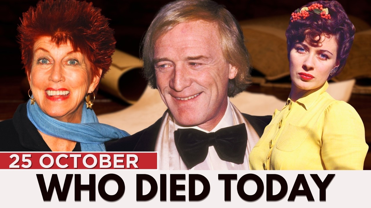 Who Died Today | Famous Deaths On This Day 25 OCTOBER - YouTube