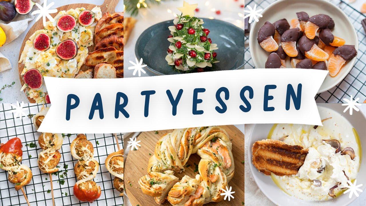 Partyrezepte: Leckere Party Snacks & Fingerfood zum Vorbereiten für ...