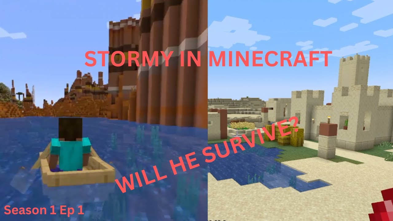 Stormy in Minecraft: Day 1. Season 1 Episode . Playing for first time ...