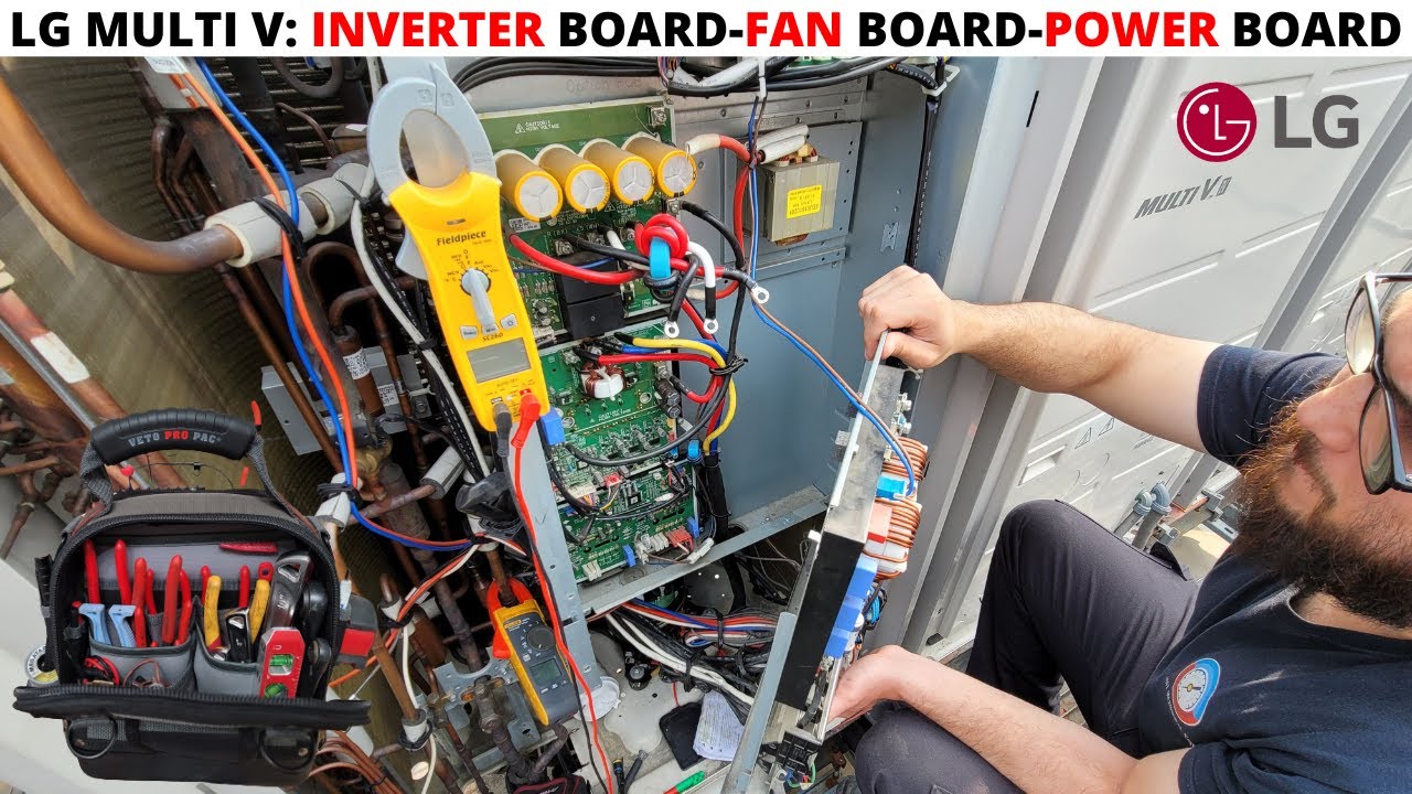 HVAC: LG MULTI V Inverter Board, Power Board & Fan Board Replacement ...
