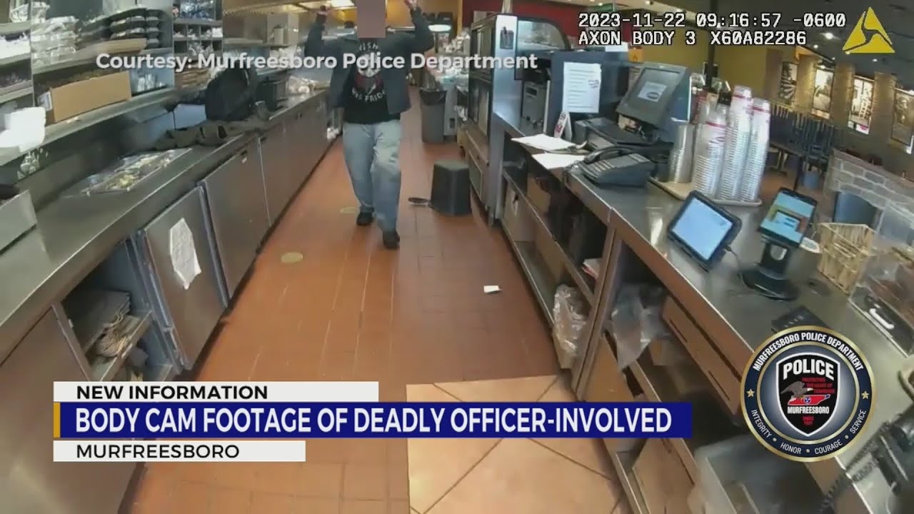 Body camera footage of deadly officer-involved shooting in Murfreesboro ...