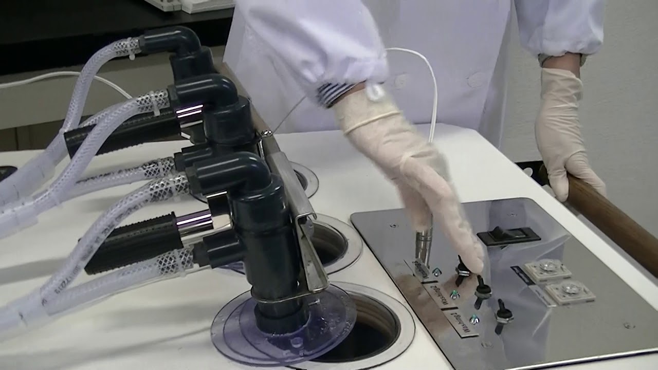 DissoClean Mark II: In-place, 3-channel dissolution vessel washer - YouTube