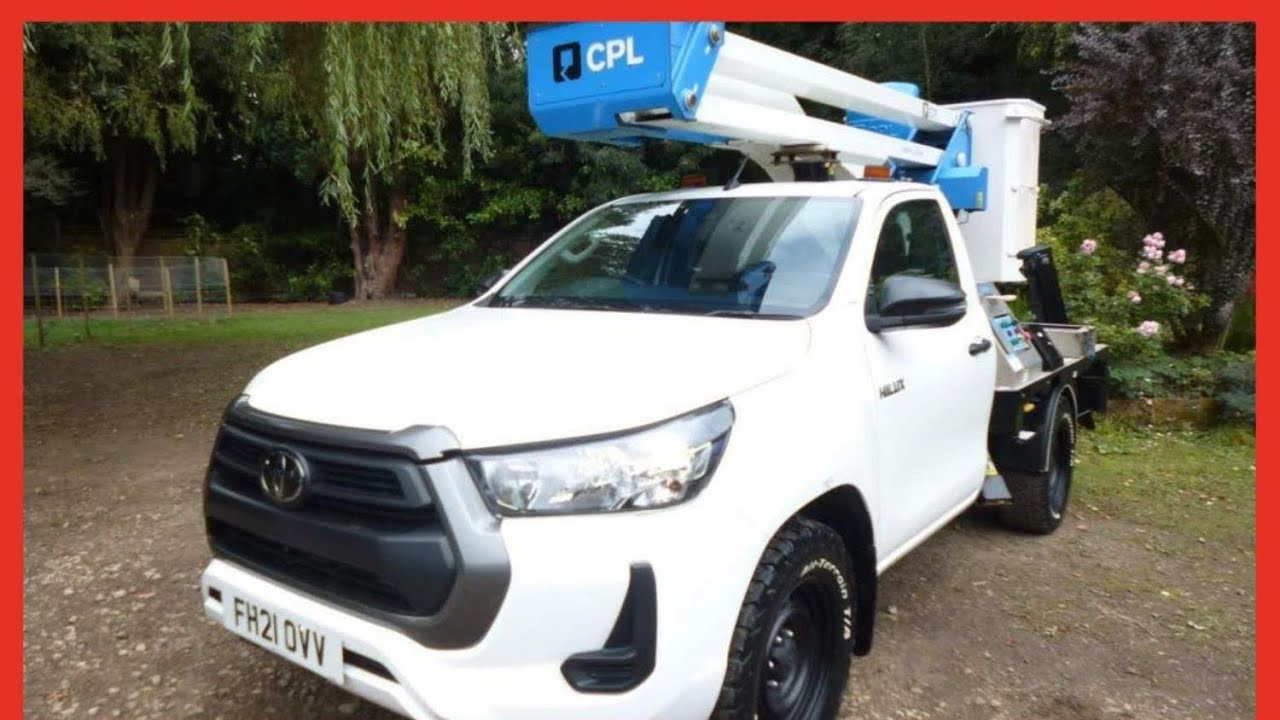 Walk around video of our 2021 on a 21 plate Toyota Hilux 2.4 D-4D MEWP ...