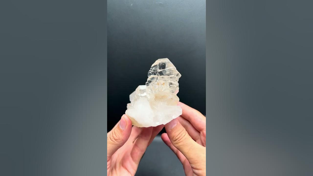 Gwindel Quartz Crystal from India | Fine Art Minerals | Gwindel Quartz | - YouTube