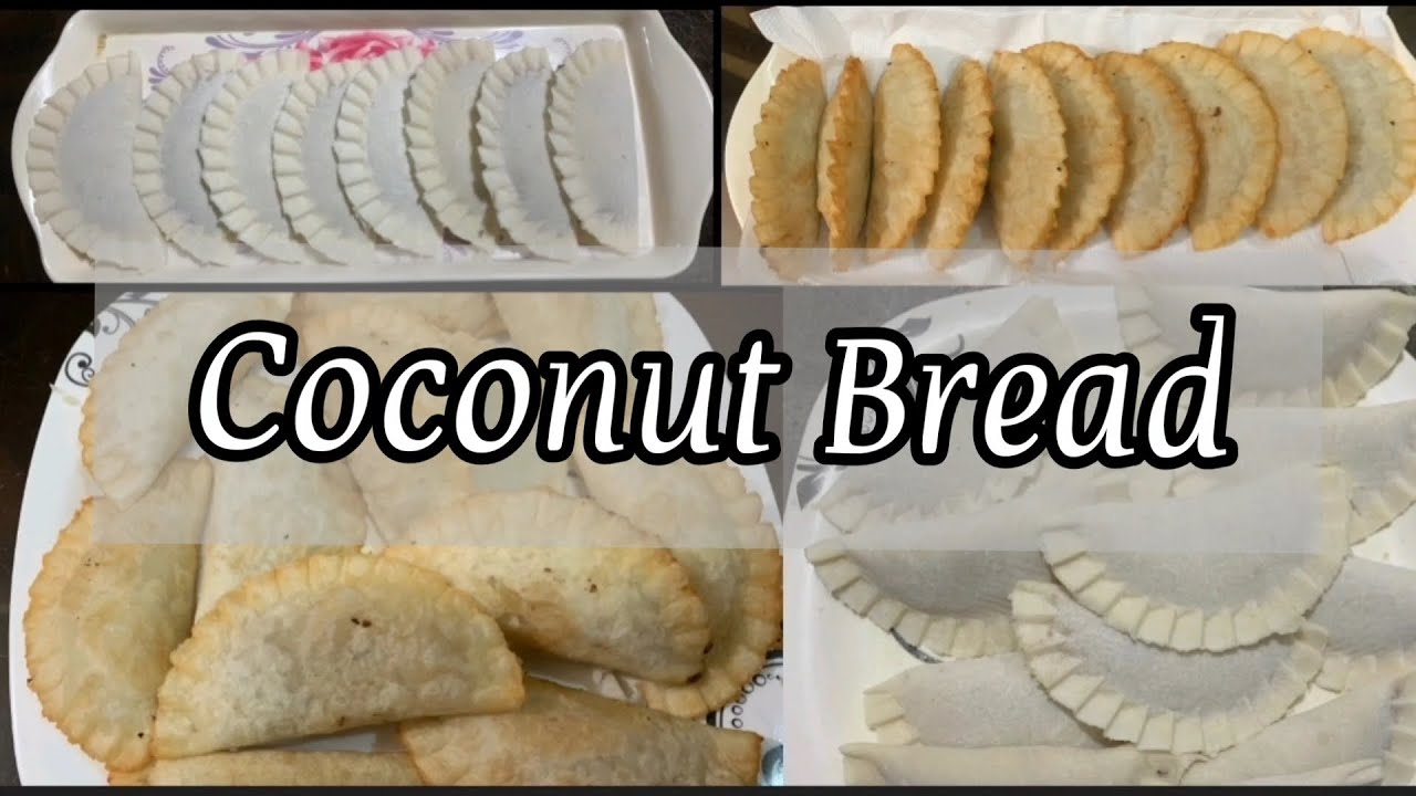COCONUT BREAD || COCONUT PITA RECIPE || HOW TO MAKE COCONUT FOB ...