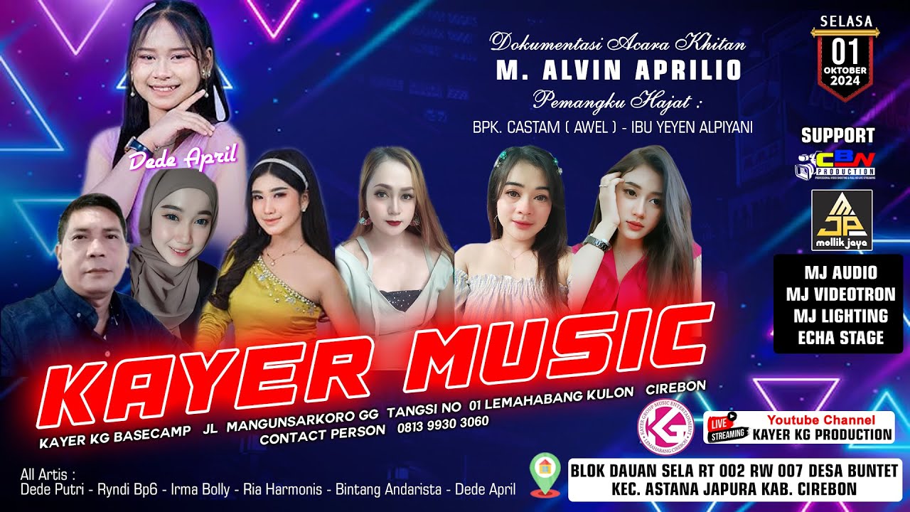 STREAMING KAYER MUSIC | SIANG 01 OKTOBER 2024 | BUNTET - ASTANAJAPURA - CIREBON - YouTube