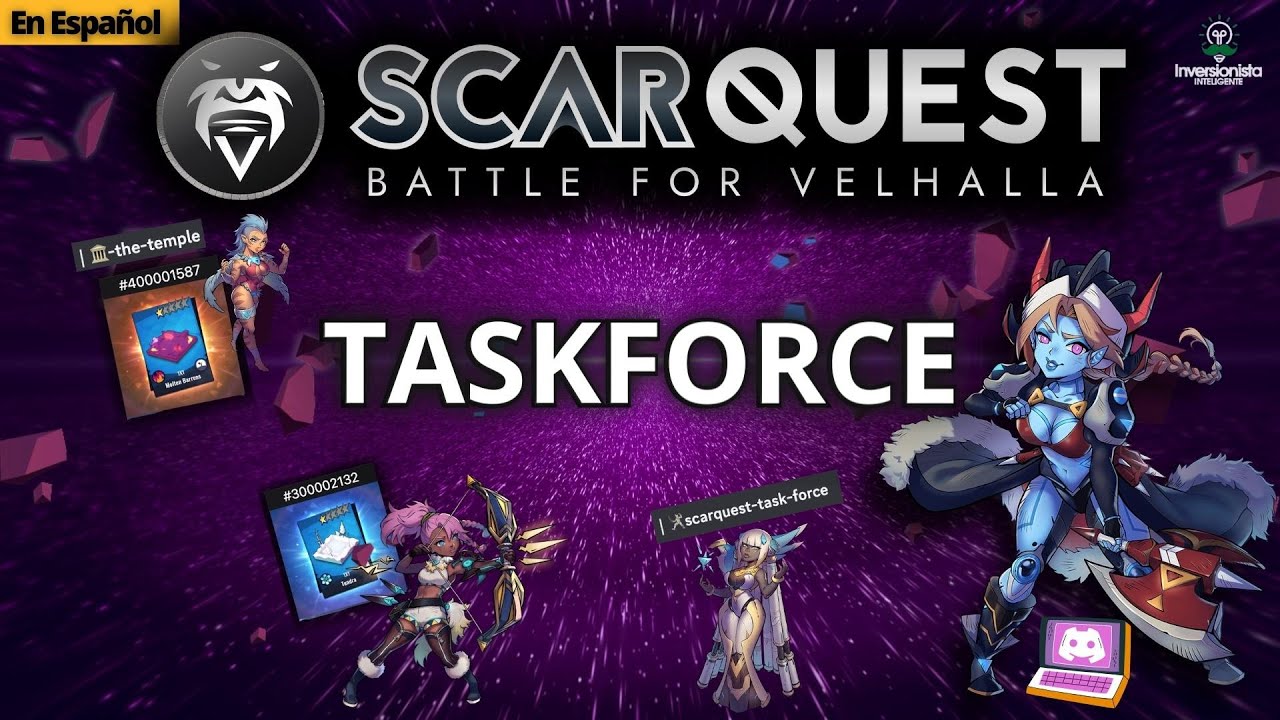 ScarQuest TaskForce | Gana NFT's Y Otras Recompensas Para El Metaverso - YouTube