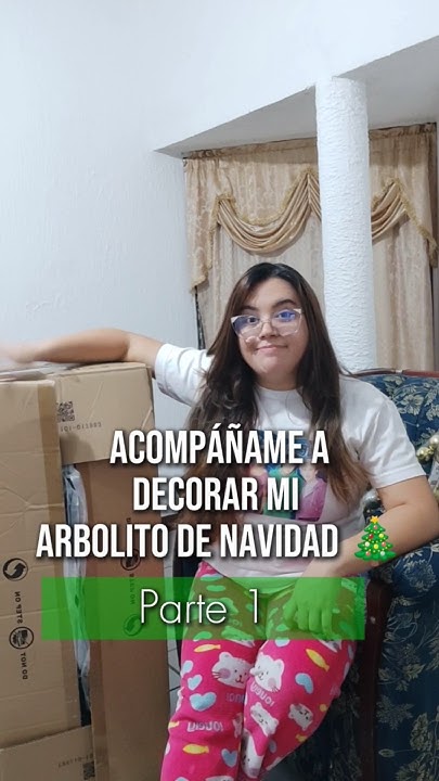 Acompáñame a Decorar mi arbolito de navidad. Parte 1 - YouTube