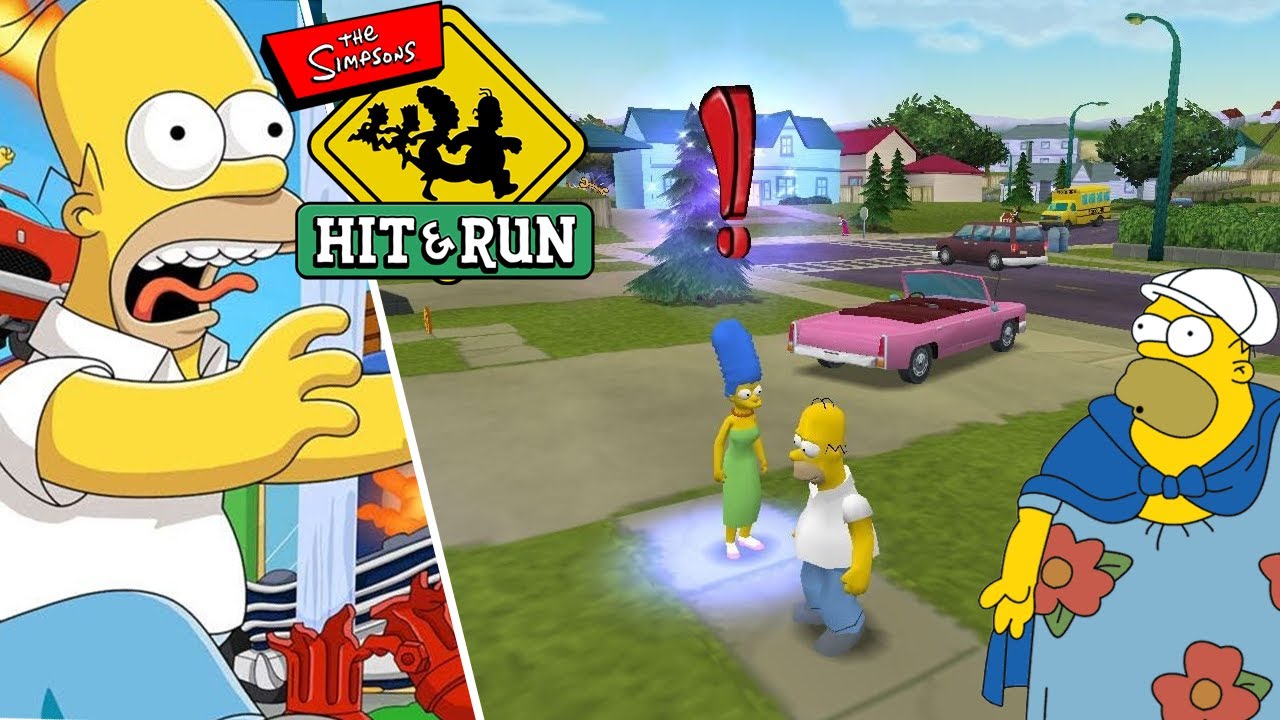 EL MEJOR JUEGO DE PS2 GTA LOS SIMPSONS, CORRE PLÁTANO | The Simpsons ...