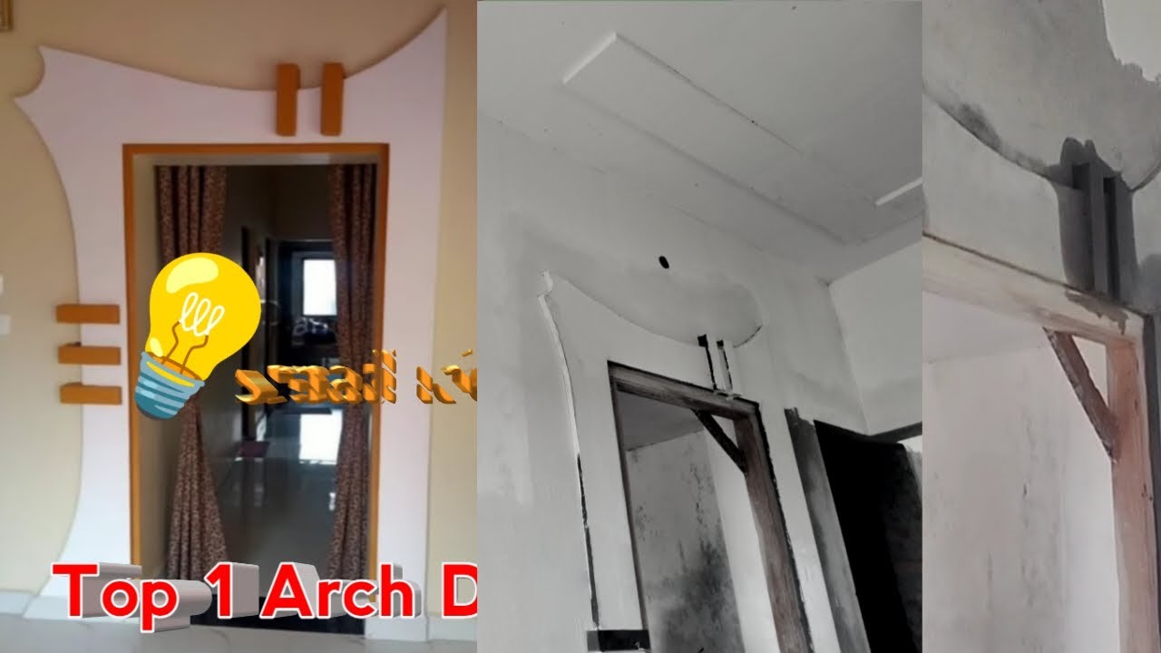 CEMENT ARCH DESIGN | arch design for room entrance - YouTube