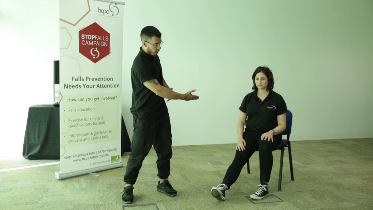 Chair Based Exercise | Hamstring Stretch - YouTube