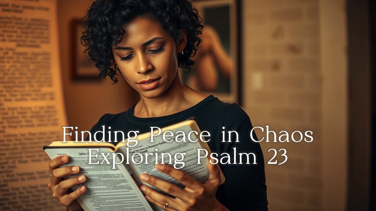 Finding Peace in Chaos | Exploring Psalm 23 - YouTube