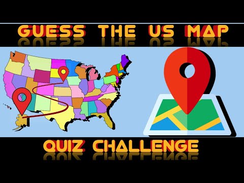 Guess The US State On The Map| Quiz Challenge| General Knowledge| - YouTube