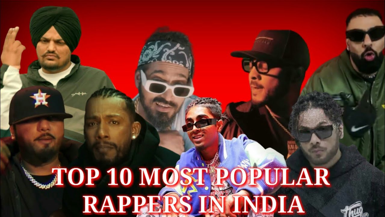 TOP 10 MOST POPULAR RAPPERS IN INDIA / hip_hop_89_town_ / - YouTube