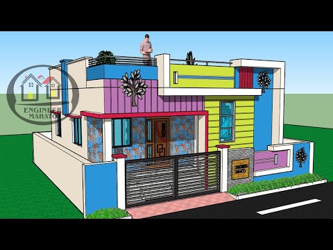 26 x 36 house plan with 3d elevation Il 26 x 36 ghar ka naksha II 26 x ...