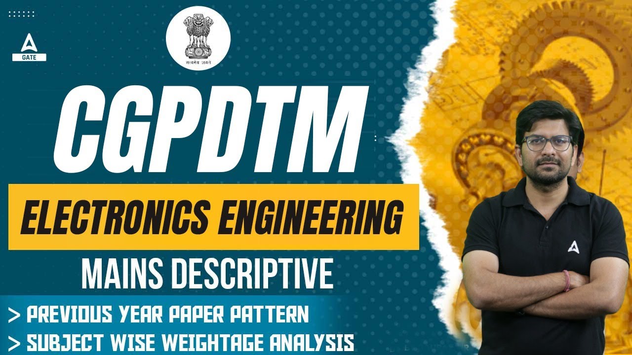 CGPDTM Recruitment 2023 | Previous Year Question Paper | Electronics ...