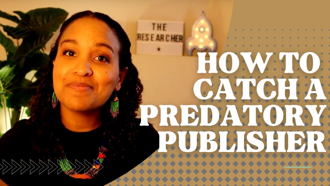 How to catch a predatory publisher - YouTube