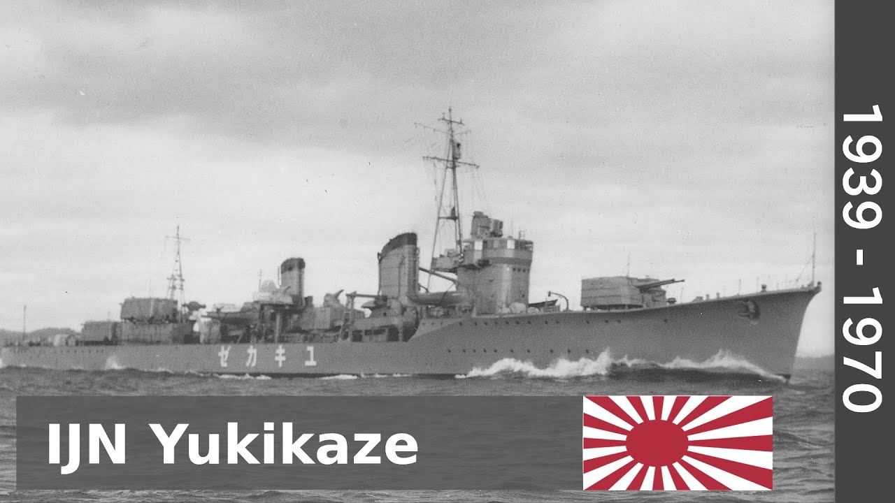 Yukikaze Destroyer Japanese Destroyer Yukikaze Paper Model