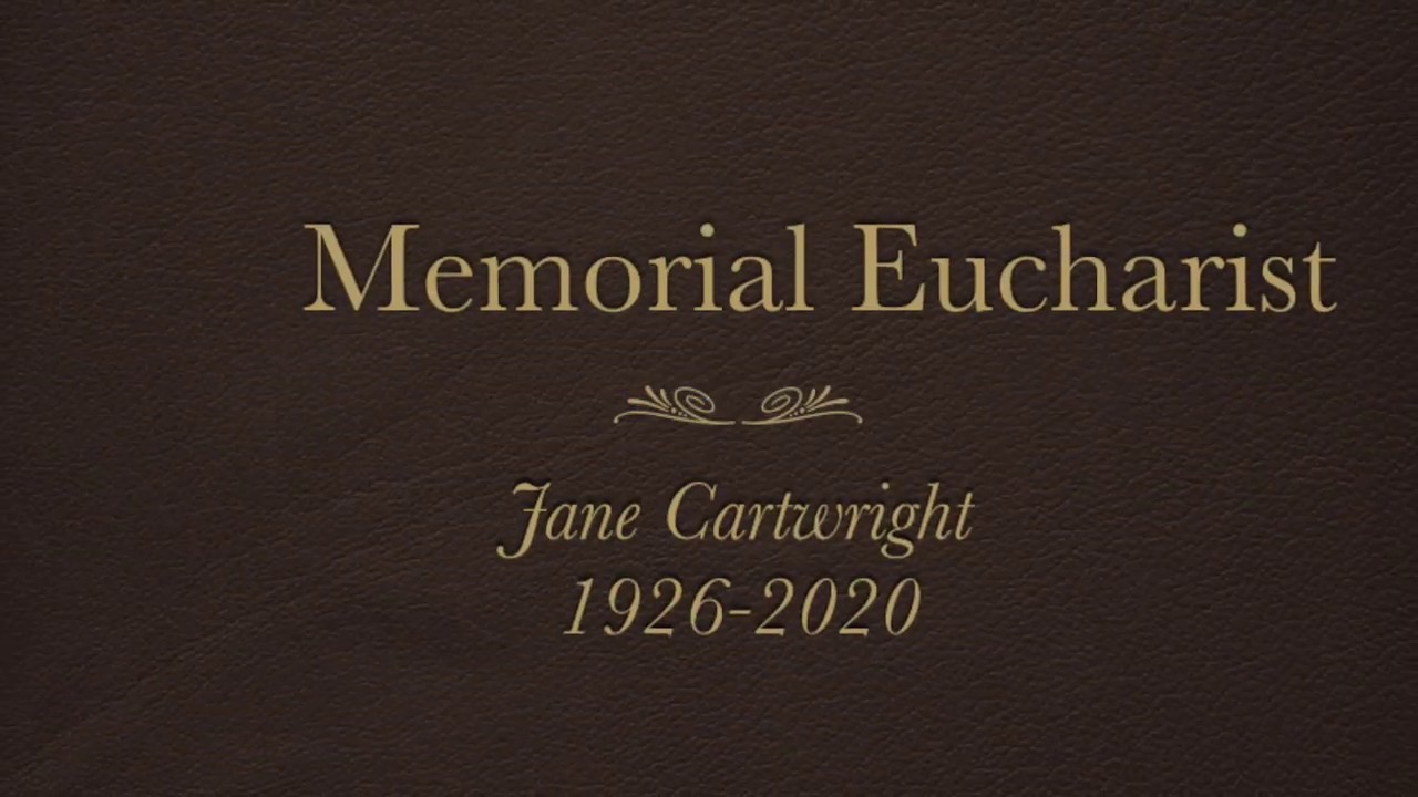 In Memory of Jane Cartwright - YouTube