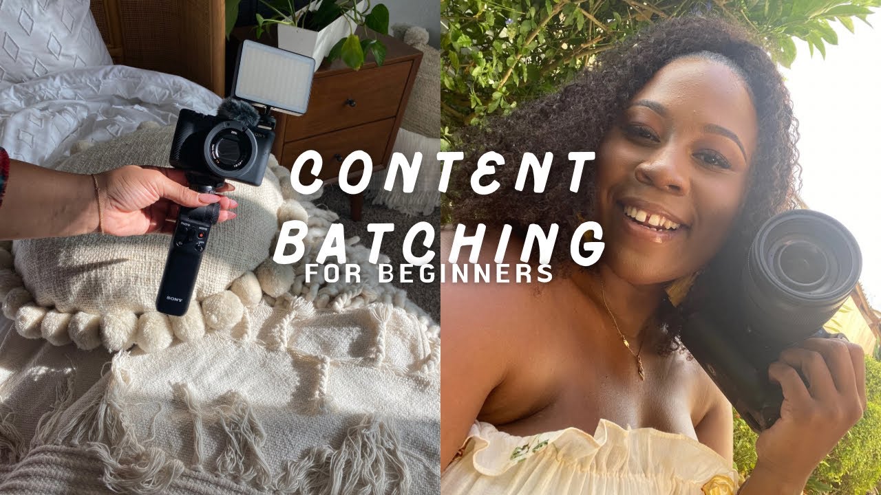 Content Batching | How to plan and create content for social media | Begininger - YouTube