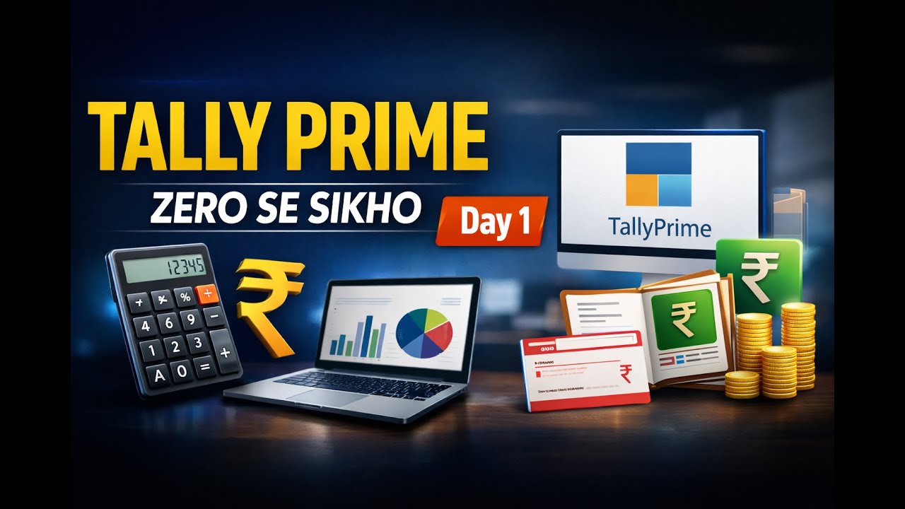 Tally Prime Full Course Day 1 | What is Tally & Accounts Basics | Learn ...
