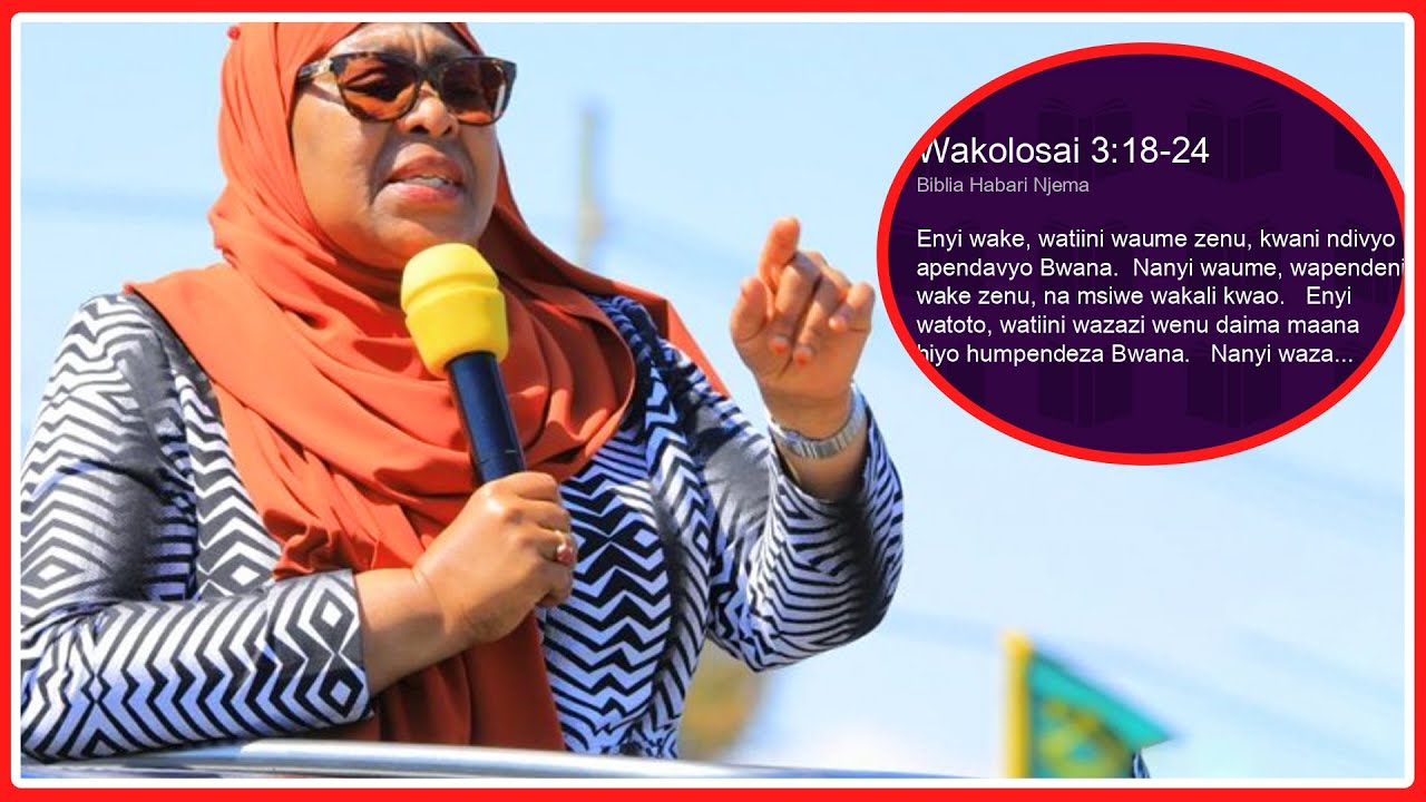 CHEKI RAIS SAMIA ASOMA MSTARI WA BIBLIA MBELE YA MAASKOFU, HUTOAMINI ...