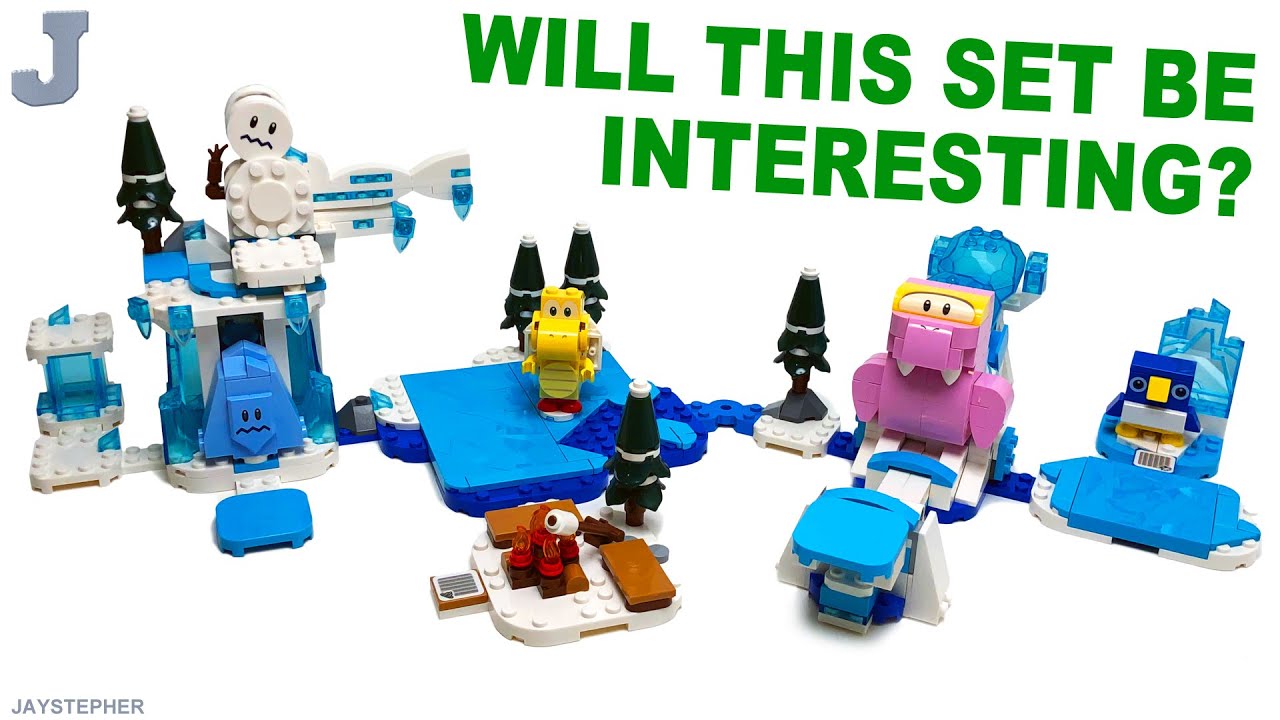 LEGO Super Mario 2023 Fliprus Snow Adventure 71417 Exploration & Review ...