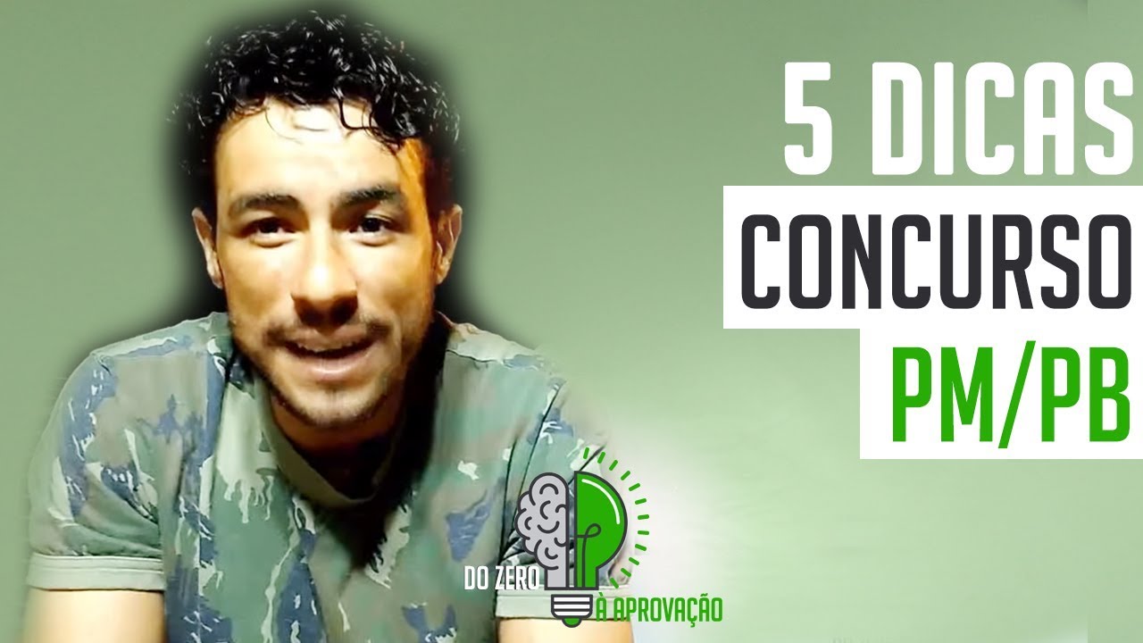 5 Dicas para o Concurso da PMPB/2018 - YouTube