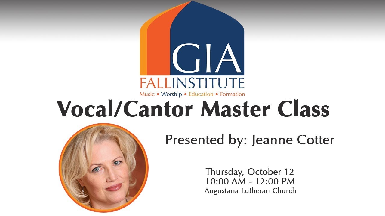Jeanne Cotter - Vocal/Master Class - YouTube