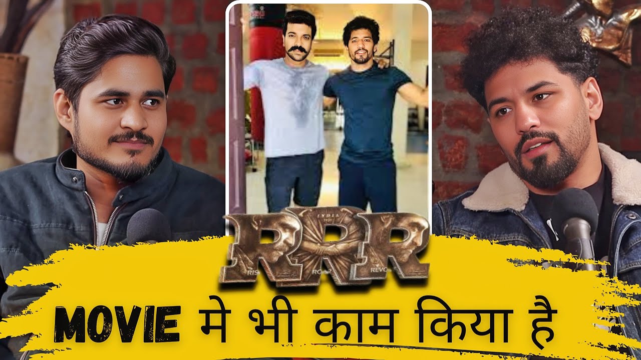 RRR movie me kaam kara hai mene - Neeraj Goyat - YouTube