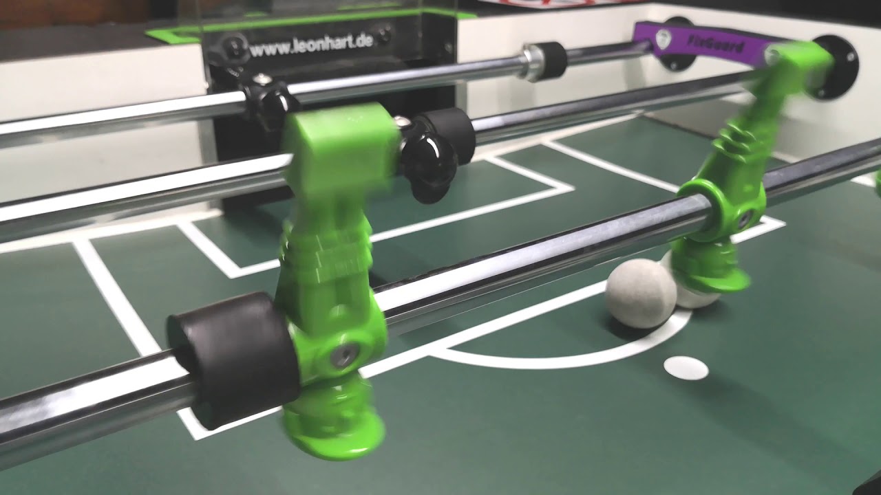 Foosball - 4 ball snake - Leonhart - YouTube