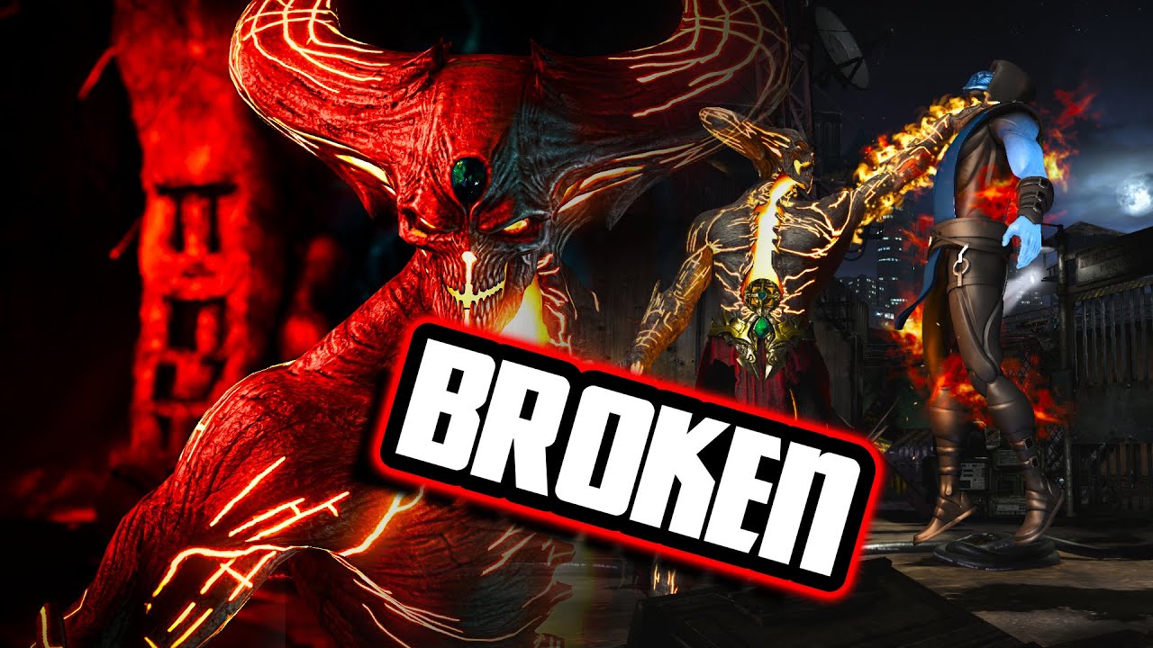 Here's Why Corrupted Shinnok Is BROKEN | MKX Combo Video - YouTube