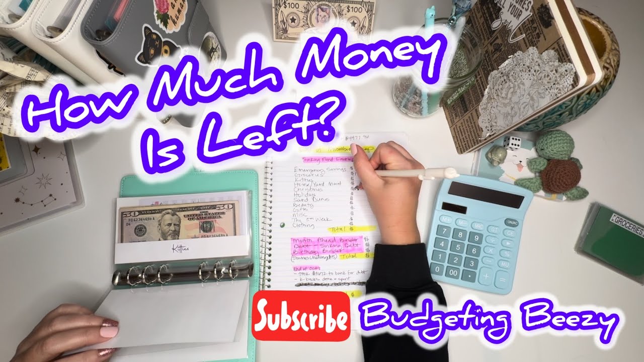 How Much Money Is Left? End of November Recap! #cashstuffing #budgeting ...