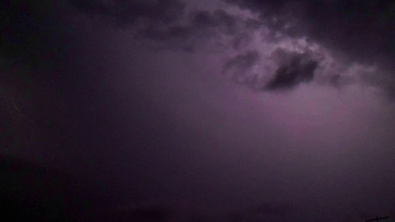 Night with Lightning Effect Black Screen - YouTube