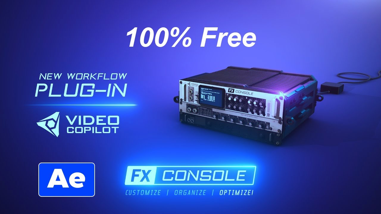Fx Console Plugin 100% FREE AferEffects Tutorials - YouTube