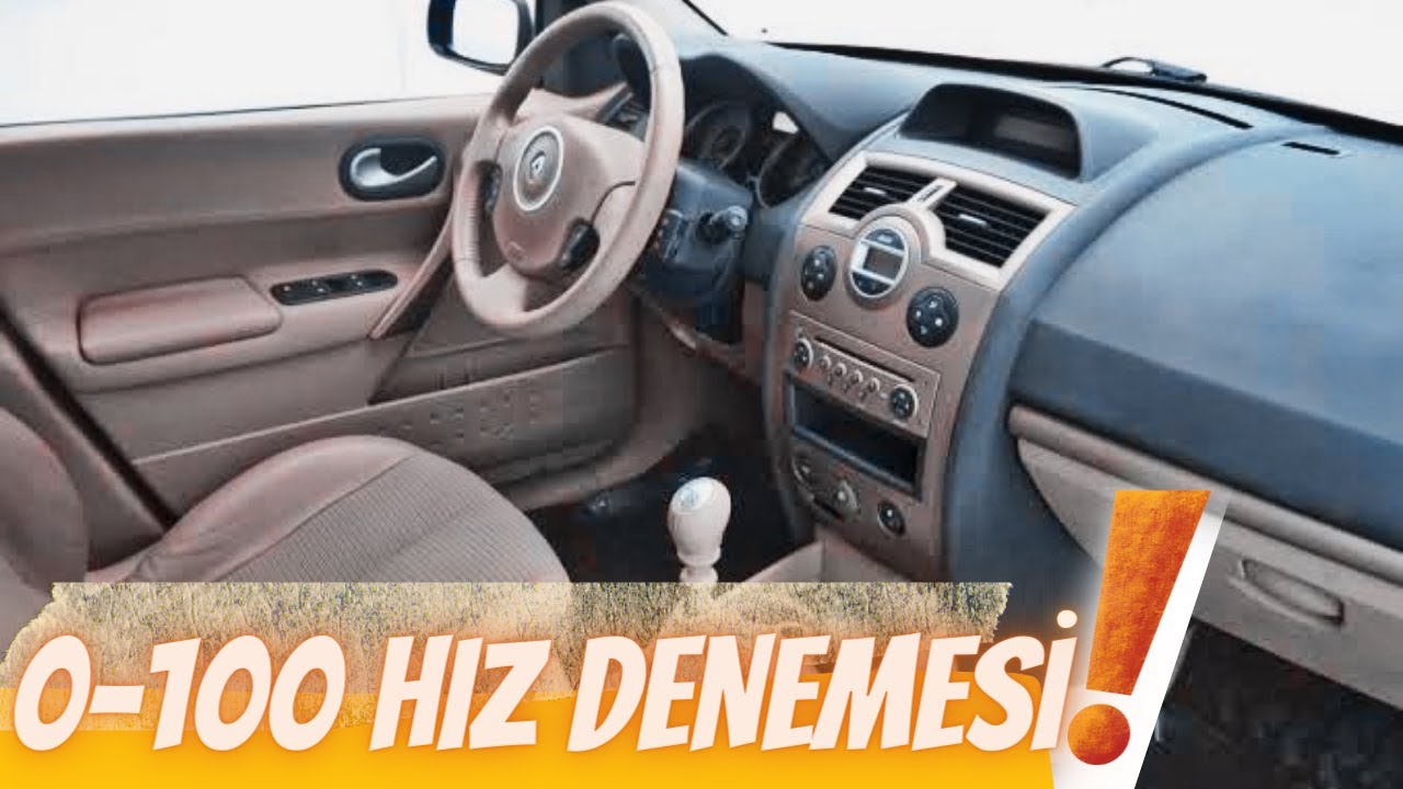 RENAULT MEGANE 2 | PRİVİLEGE | 1.5 DCİ | 100 HP | 0-100 HIZ DENEMESİ ...
