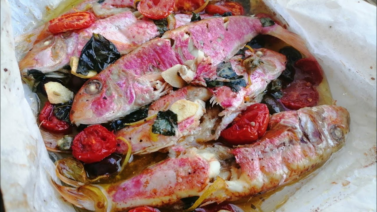 Come cucinare le triglie - triglie al cartoccio giallo zafferano ...