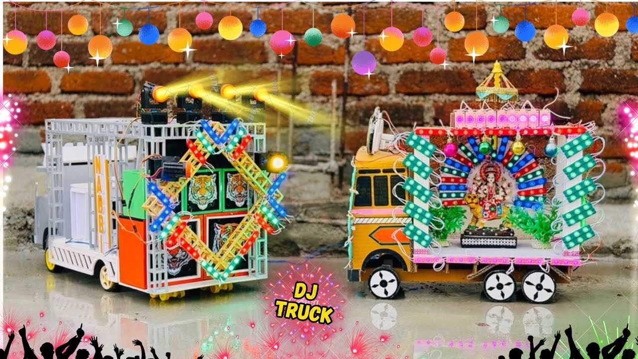 My new real mini dj truck cardboard | mini dj setup | mini dj kaise ...