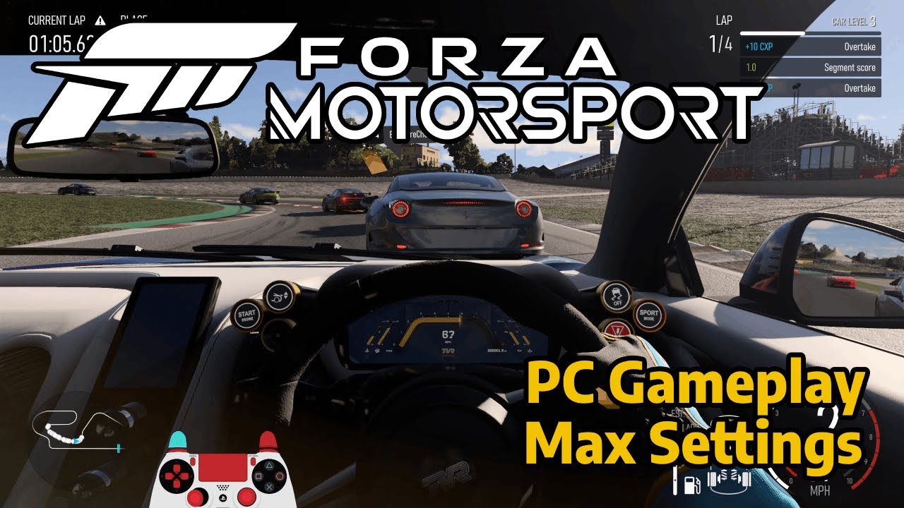Forza Motorsport 8 - PC Max Settings - Cockpit View TVR Race - YouTube