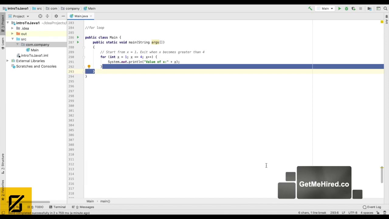 Chapter 1 Part 14 For Loop Code - Youtube