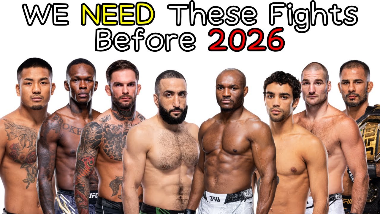UFC Fights WE NEED to see before 2026 - YouTube