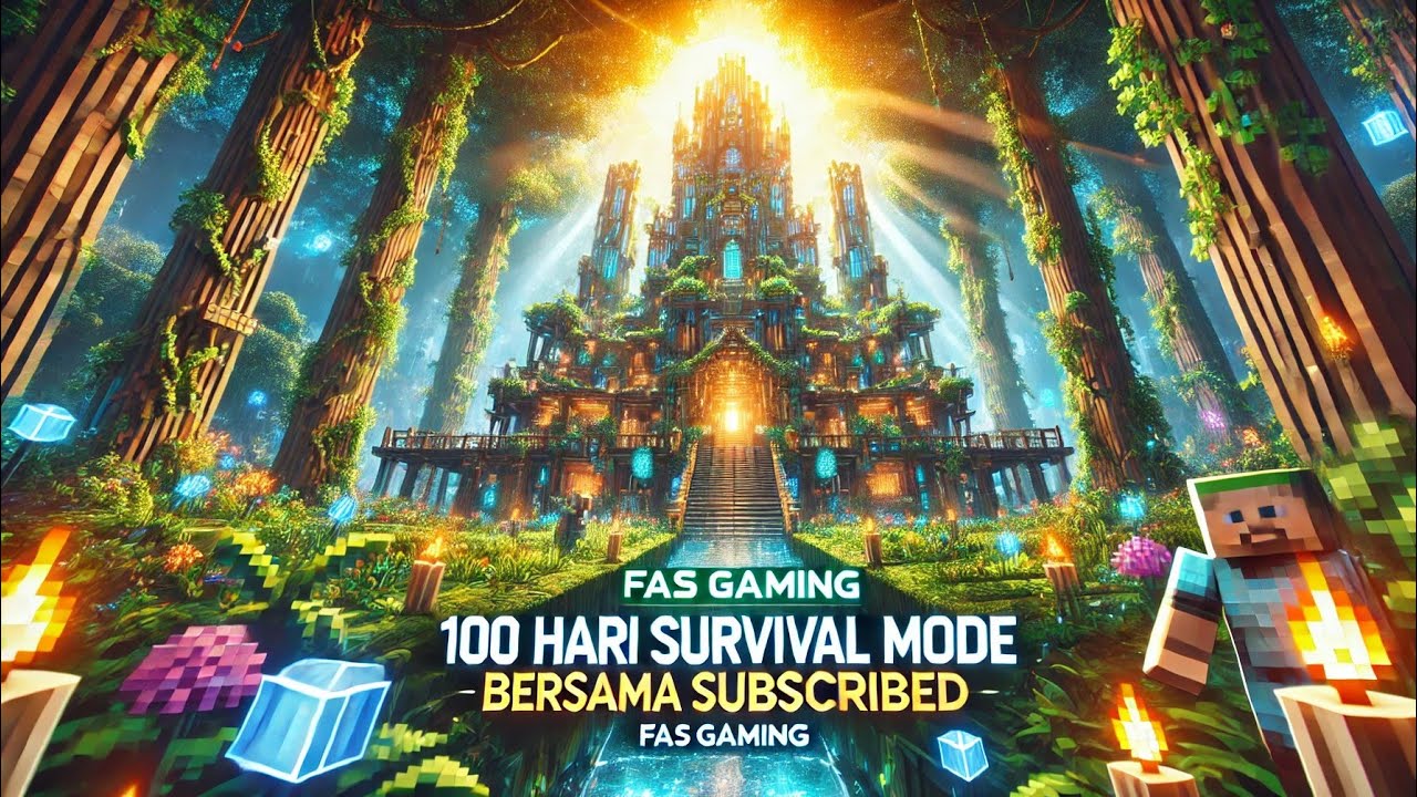 100 Hari Minecraft Bedrock (Pocket Edition) Bareng Subscriber! part.1 - YouTube