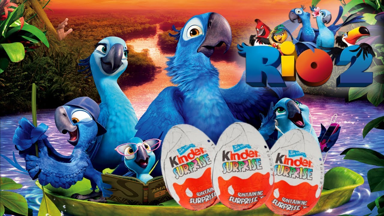 Rio 2 Amazing Kinder Surprise Eggs - YouTube
