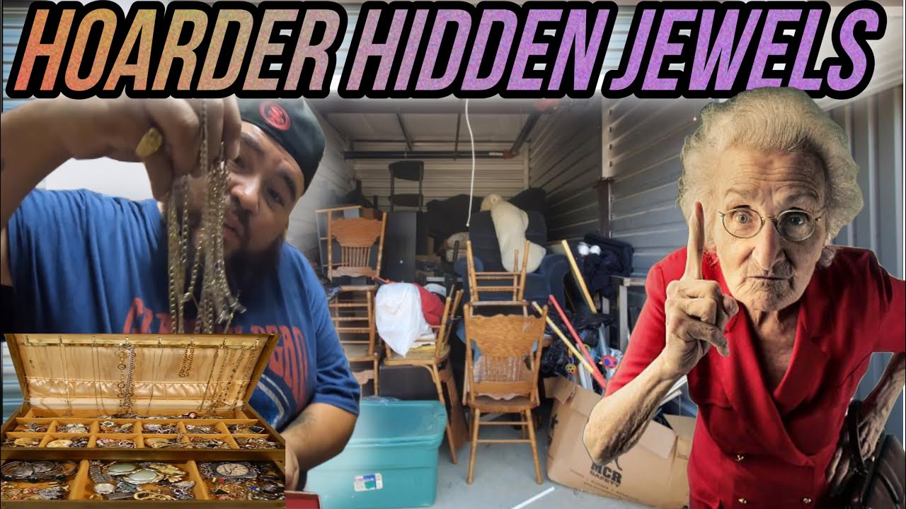 We Found This Box👀 STUFFED FULL of HER JEWELRY…hoarders storage locker ...