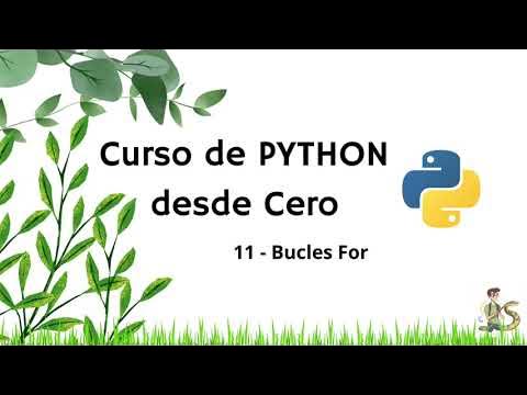 Curso de Python desde Cero (Práctico) : 11 - Bucles For - YouTube