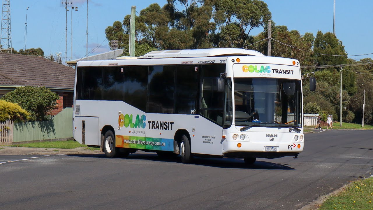 Colac Transit Bus 511 MAN A76 12.240, Custom Coaches "CB30" - YouTube