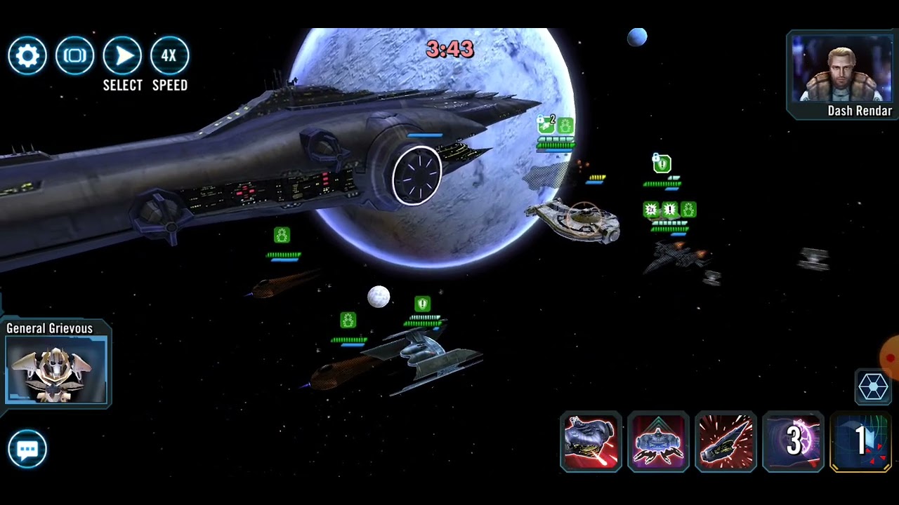 Malevolence (Geos starting) vs. Profundity (Y-Wing, Dash, Ghost ...