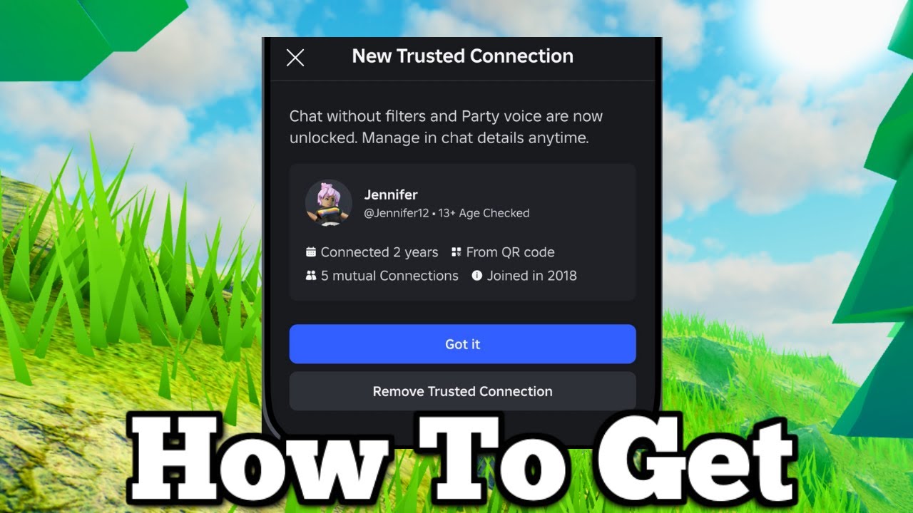 How to Get Trusted Connections in Roblox - Full Guide - YouTube