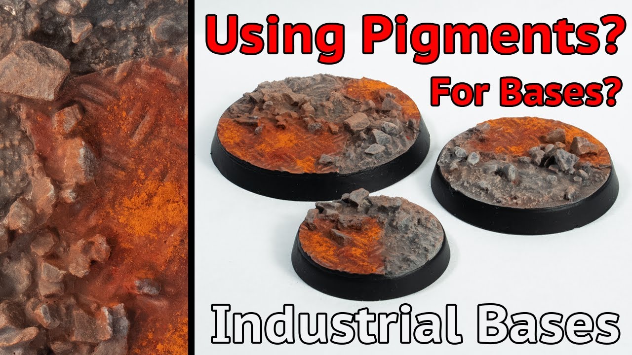Basing with Pigments and Powders | Industrial World Bases - YouTube