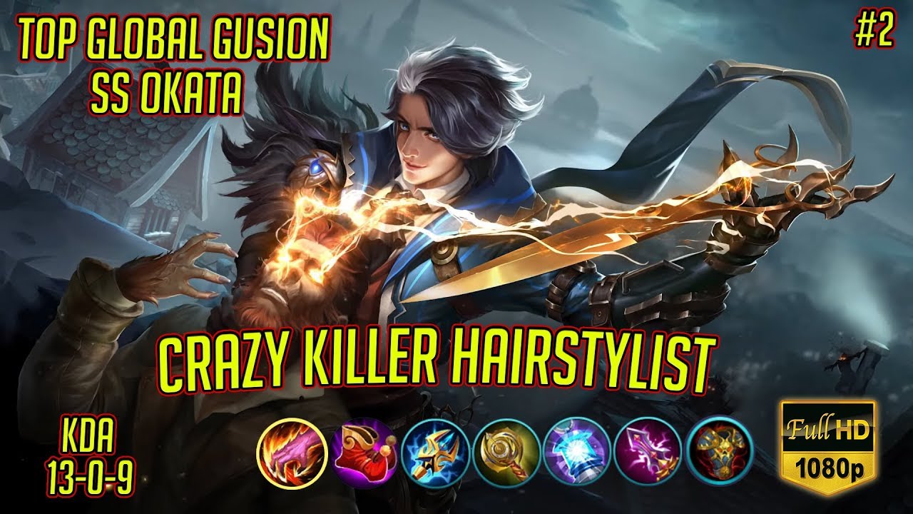 BEST BUILD AND GAMEPLAY GUSION I TOP GLOBAL GUSION I HAIRSTYLIST I ...